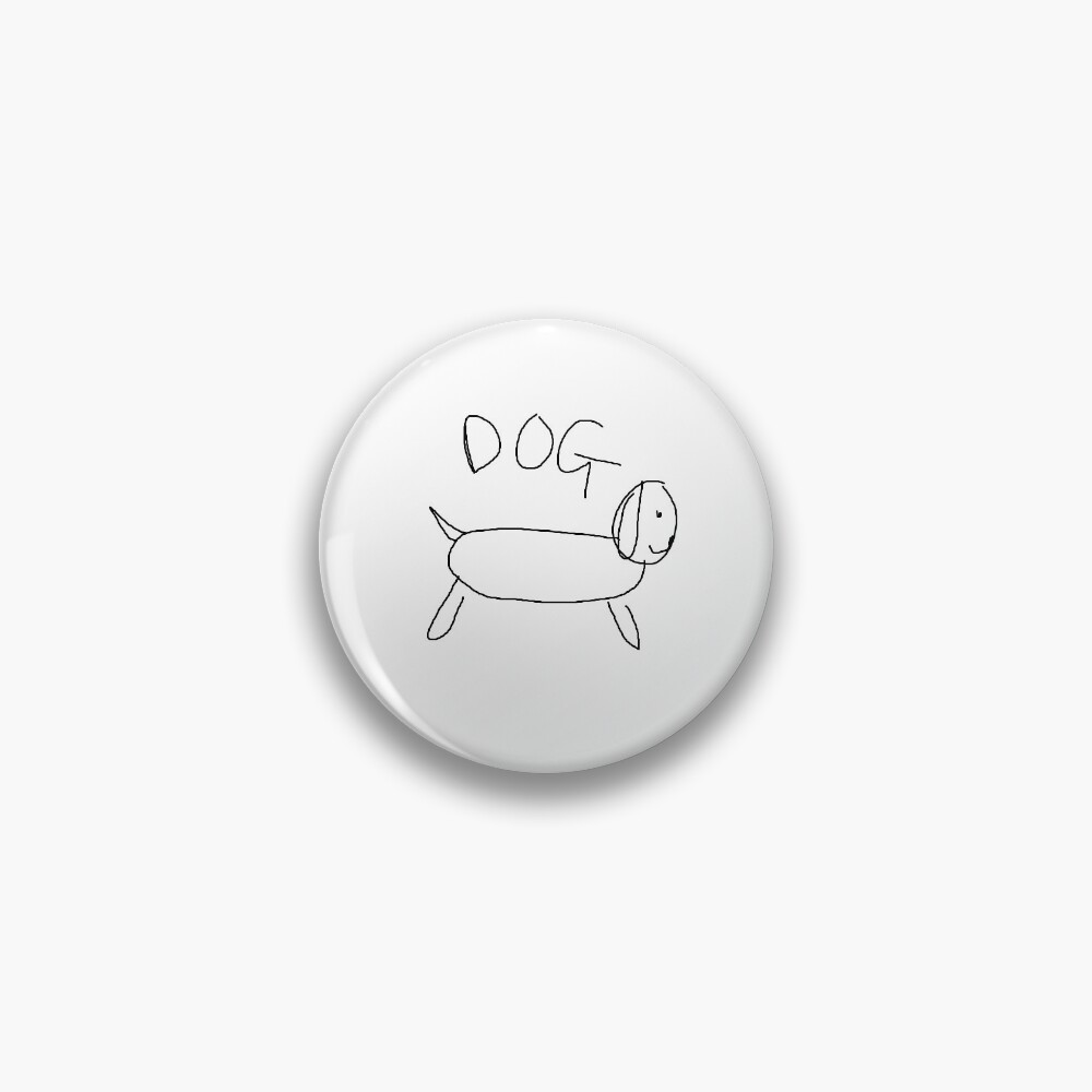 "MS Paint Dog " Sticker for Sale by roseeburke | Redbubble