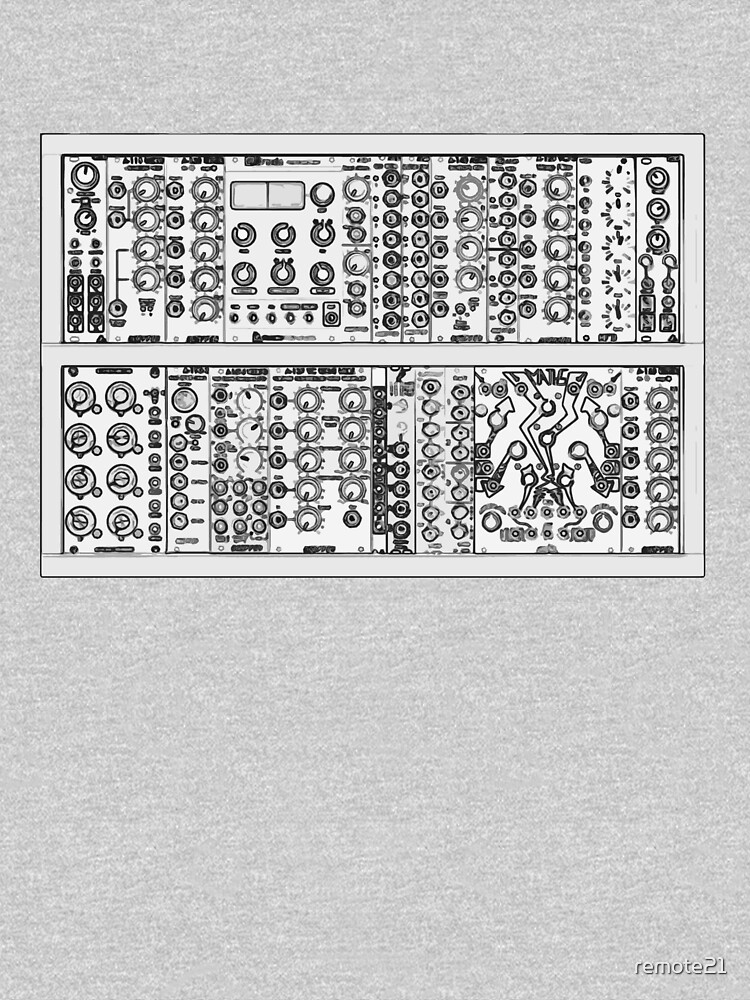 "Eurorack Modular Synth T Shirt" T-shirt for Sale by remote21 ...