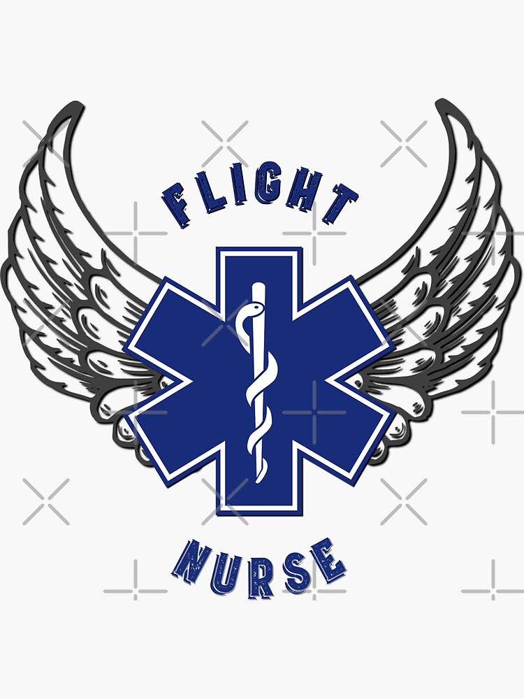 "Flight Nurse, Decal, sticker gift" Sticker for Sale by FrankLujan14 ...