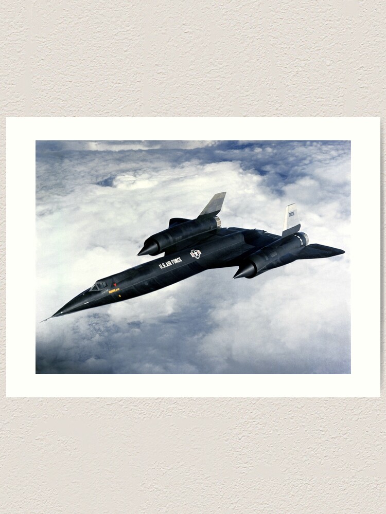 "Lockheed A-12 "Archangel"" Art Print by flashman | Redbubble