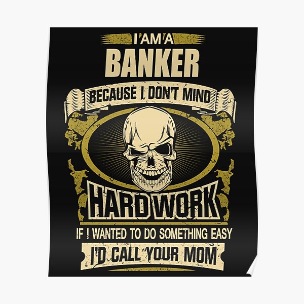 "Banker" Poster by princegiri | Redbubble