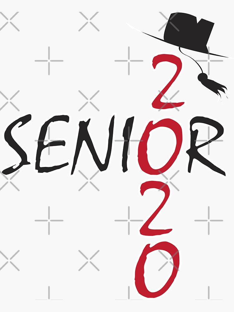 "Senior 2020" Sticker by olafekry | Redbubble