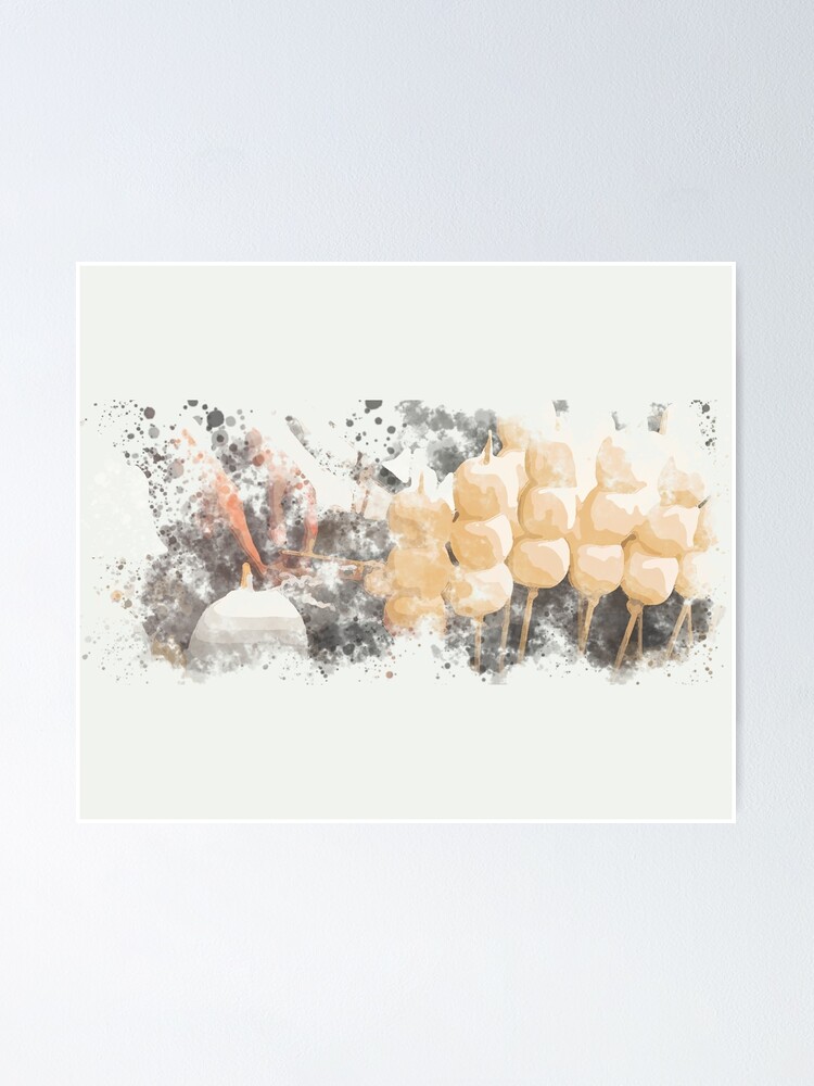 "japanese dango watercolor" Poster by yasmin8992 | Redbubble