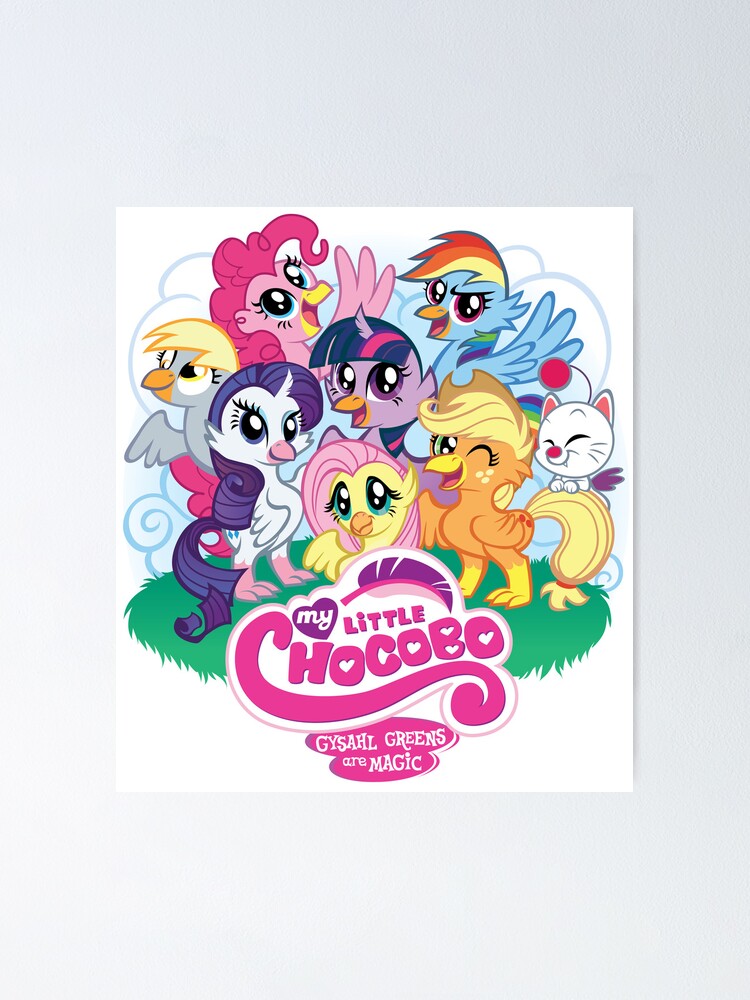 "My Little Chocobo" Poster by misskari | Redbubble