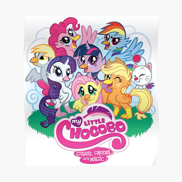 "My Little Chocobo" Poster by misskari | Redbubble