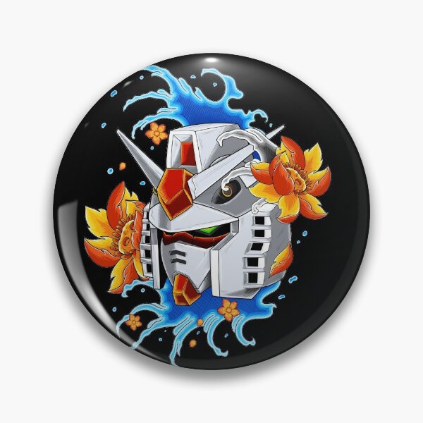 Gundam Zeon Gunpla Rx Zaku Wings Robot Pins and Buttons | Redbubble