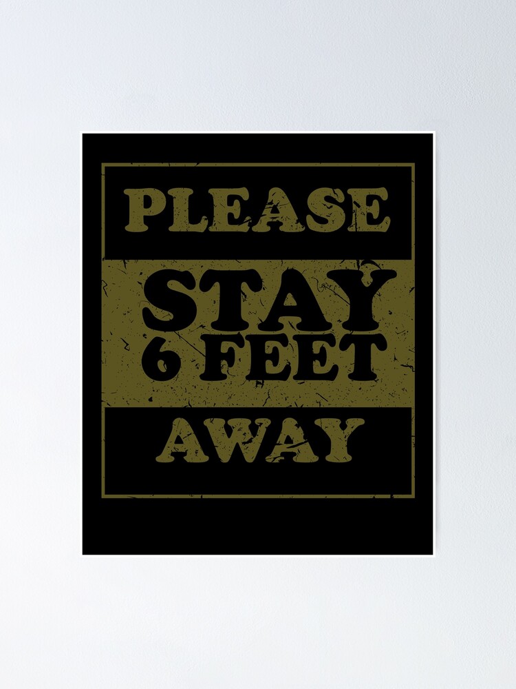 " Please Stay 6 feet away,Social Distancing - A Corona virus covid19 ...