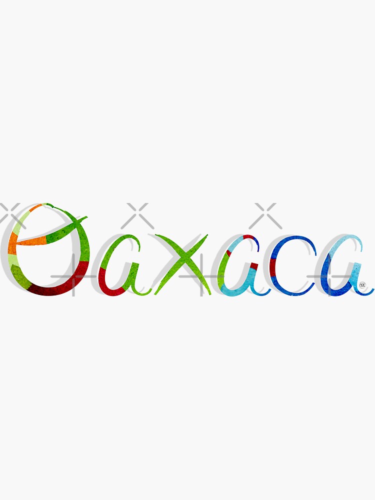 Pegatina « Oaxaca, México 02 » de adeillustrator | Redbubble
