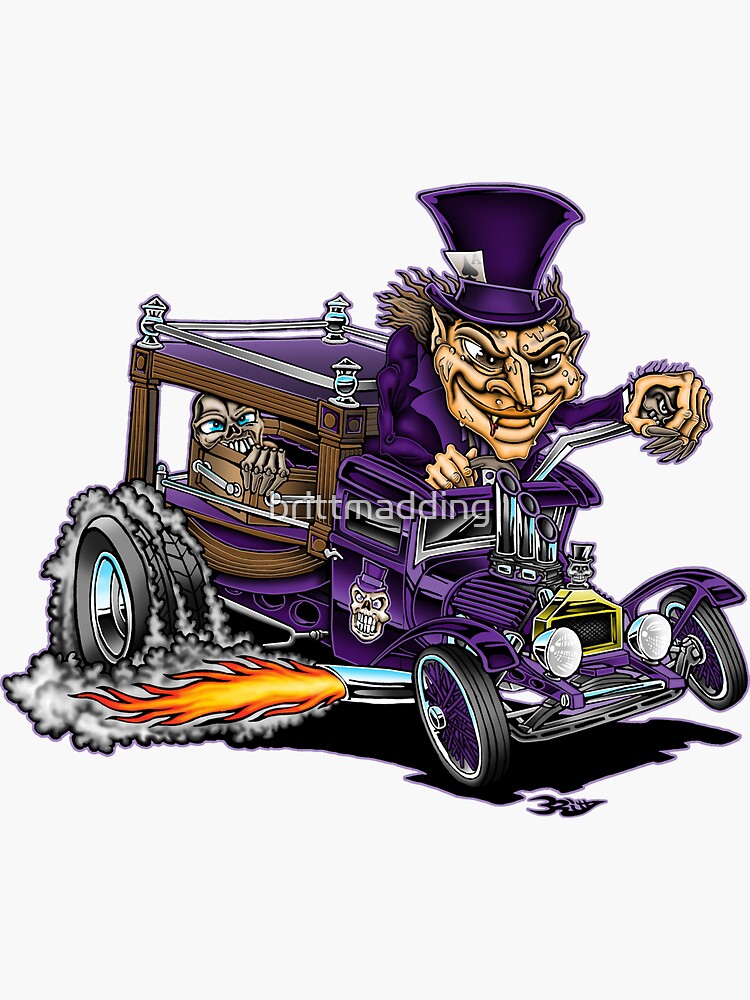 "Zombie Reaper " Sticker for Sale by brittmadding | Redbubble