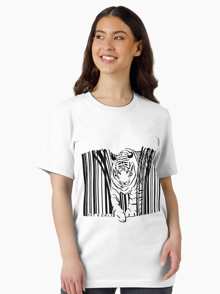 "endangered TIGER BARCODE illustration" Essential T-Shirt for Sale by ...