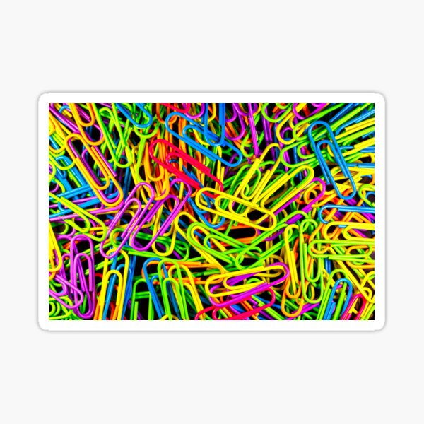 "Paper Clips" Sticker for Sale by SteveStephenson | Redbubble