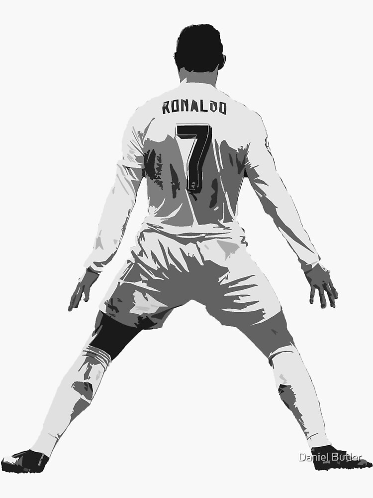 "Cristiano Ronaldo Iconic Celebration" Sticker for Sale by Daniel ...