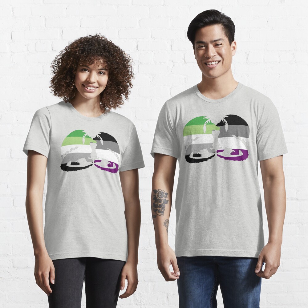 "Aro Ace Pride Dragons" T-shirt by shaneisadragon | Redbubble | aro t ...