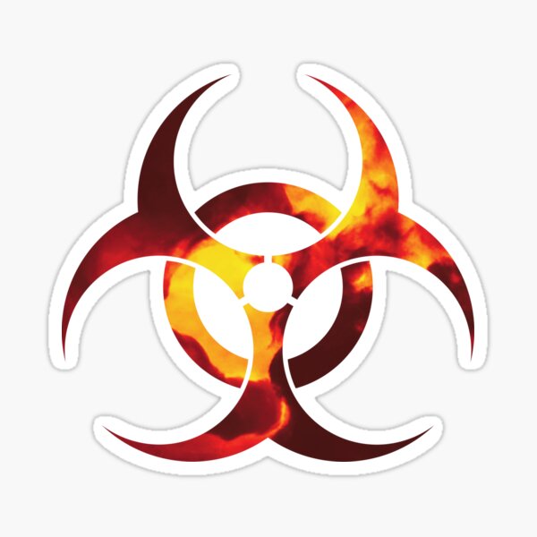 "Biohazard Apocalypse" Sticker for Sale by hamsters | Redbubble