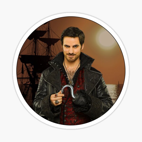 "Captain Hook Comic Poster "Sunset" Logoless Design" Sticker for Sale ...