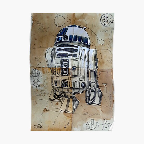 "astromech droid" Poster by LouiJover | Redbubble