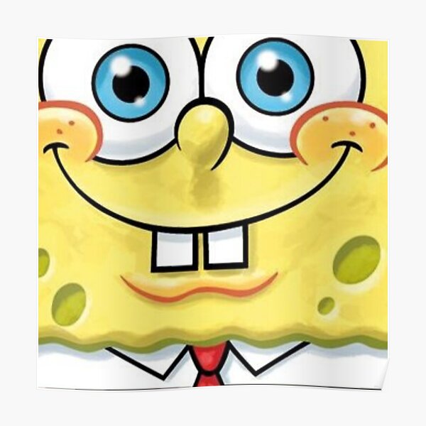 "Sponge Bob Mask" Poster for Sale by ecbdesign | Redbubble