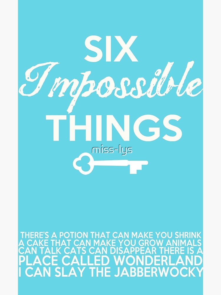"Impossible Things" Photographic Print by miss-lys | Redbubble