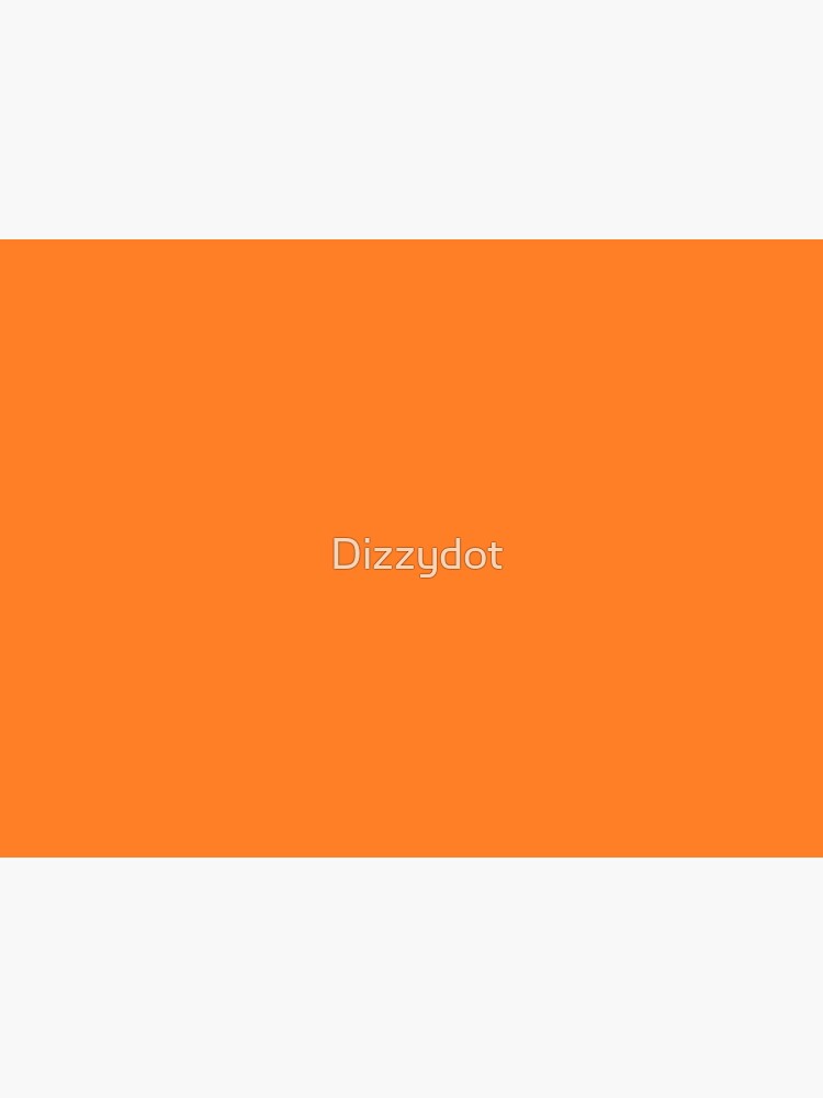 "Deep Orange Background" Sticker by Dizzydot | Redbubble