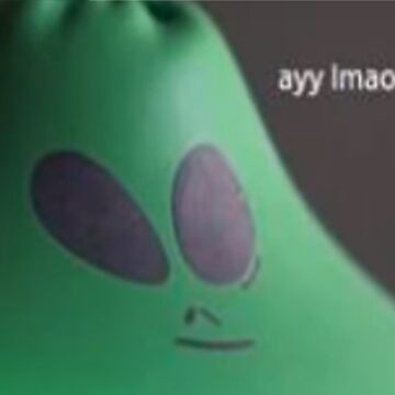 "ayy lmao" Sticker for Sale by Troy Alexander Peters | Redbubble