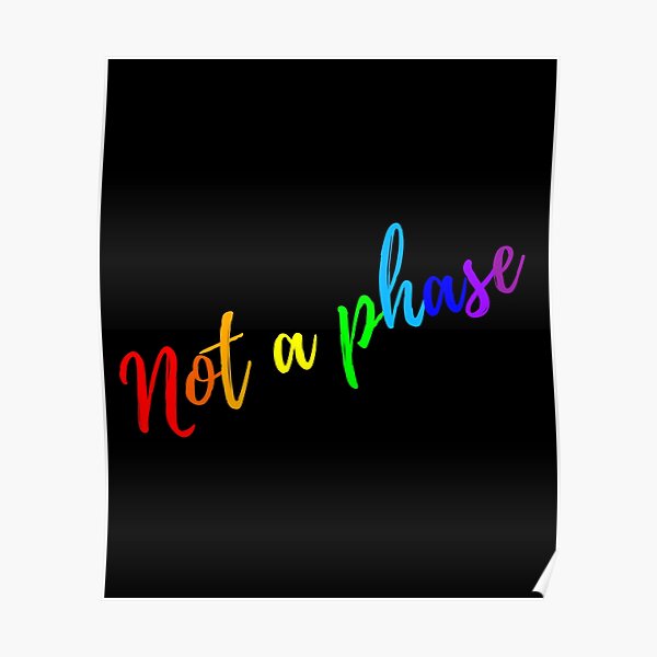 "PRIDE 2020 "Not a phase" LGBTQ+ design show everyone your queerness ...