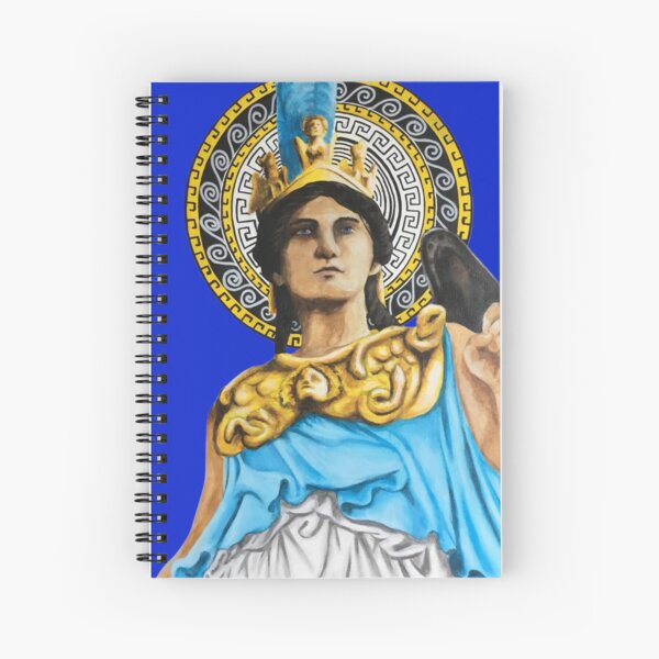 "Athena" Spiral Notebook by daphne-v | Redbubble