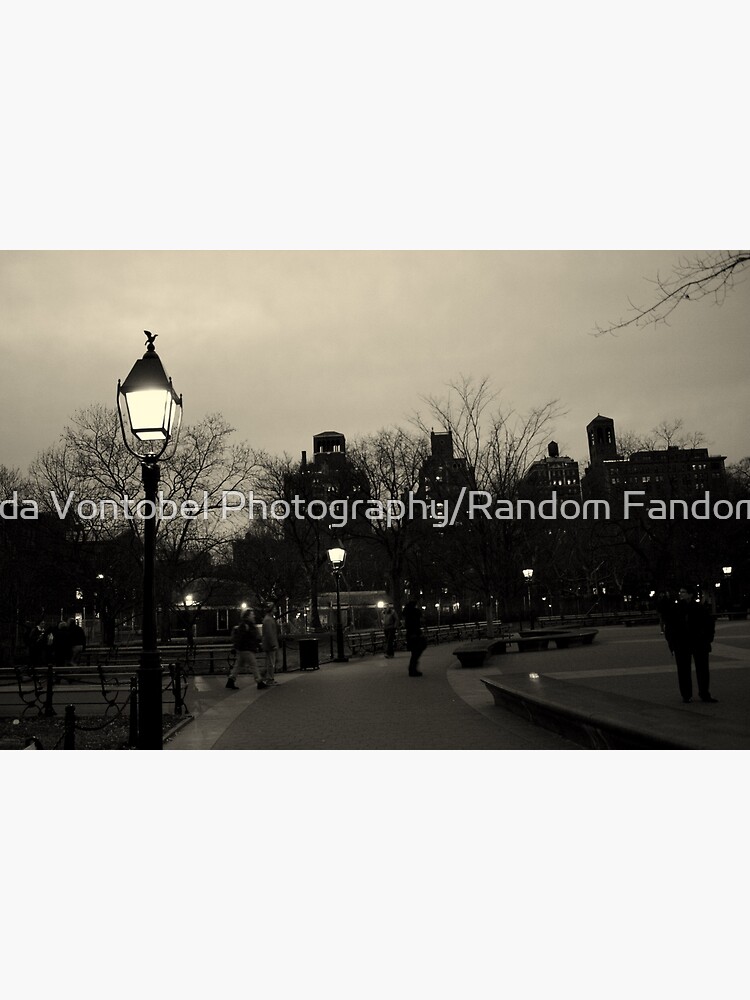 "Washington Square Park at Night" Poster for Sale by amandavontobel ...
