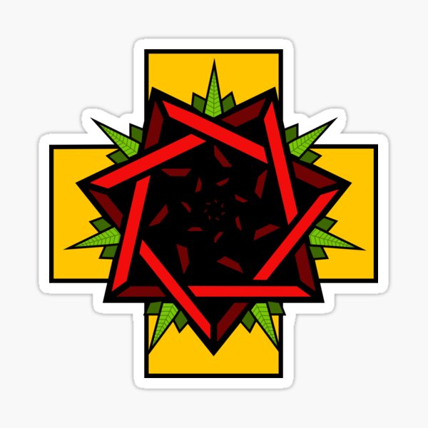 "THELEMIC ROSE CROSS" Sticker for Sale by SecretChiefs | Redbubble