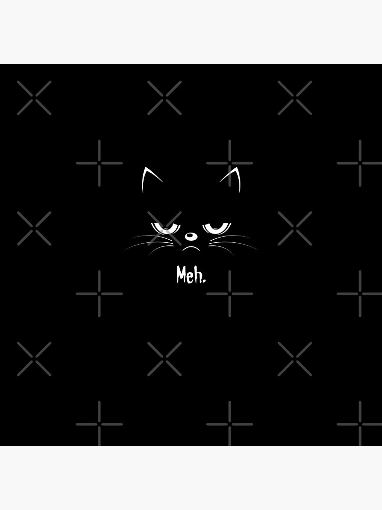 Funny Angry Cat MEH Halloween Pin sold by Carolina | SKU 5868866 ...