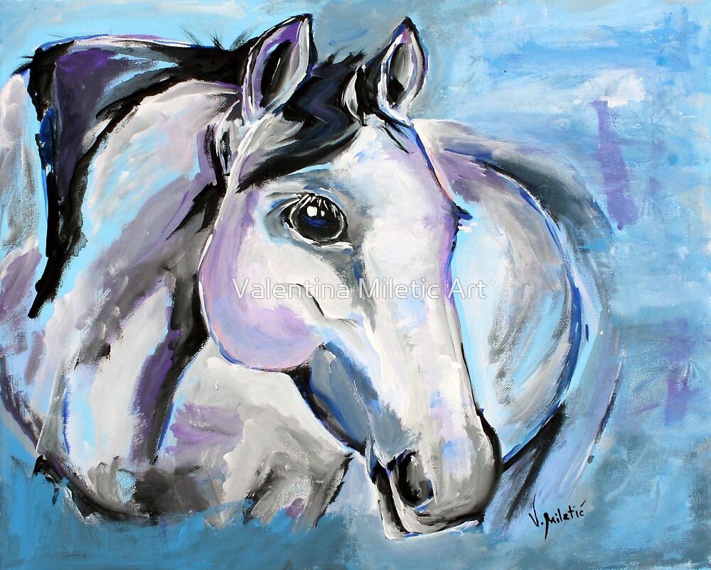 "I Am A Vision - Horse Art by Valentina Miletic" by Valentina Miletic ...