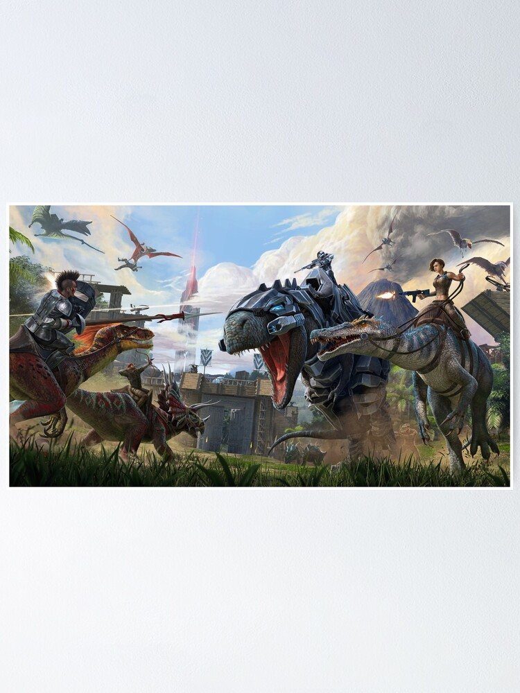 "Ark : Survival evolved" Poster for Sale by Vanhell94 | Redbubble
