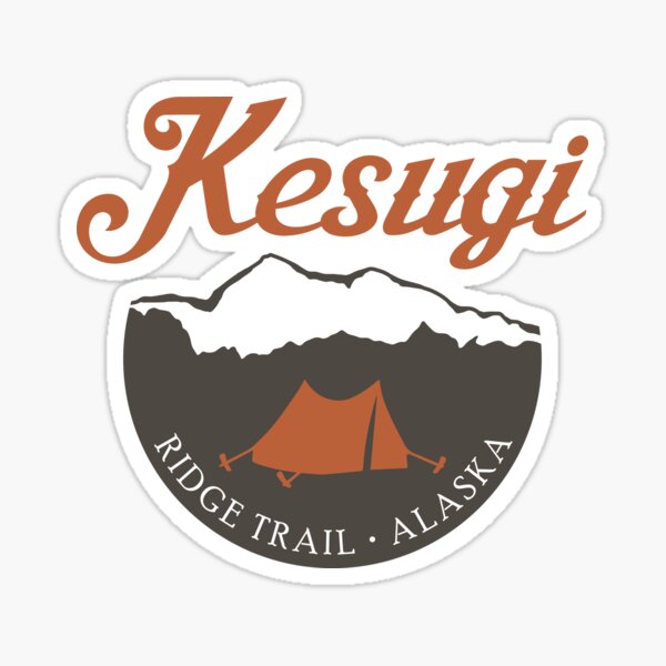 "Kesugi Ridge Trail – Alaska" Sticker by moritzschwaeble | Redbubble