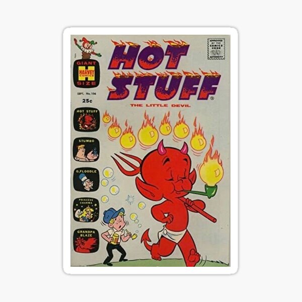 Hot Stuff Devil Stickers | Redbubble