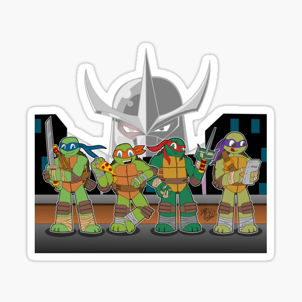 "Teenage Mutant Ninja Turtles" Sticker for Sale by DrewBird | Redbubble