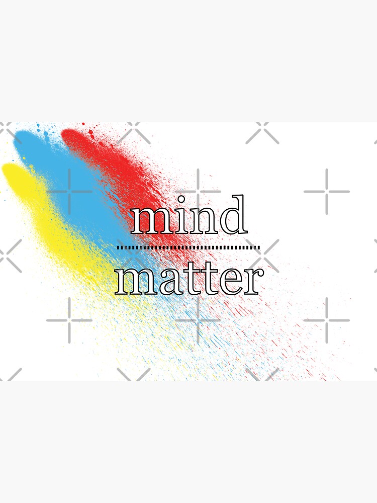 "Spray Paint Design Mind over Matter" Sticker by JoyfullyDesign | Redbubble