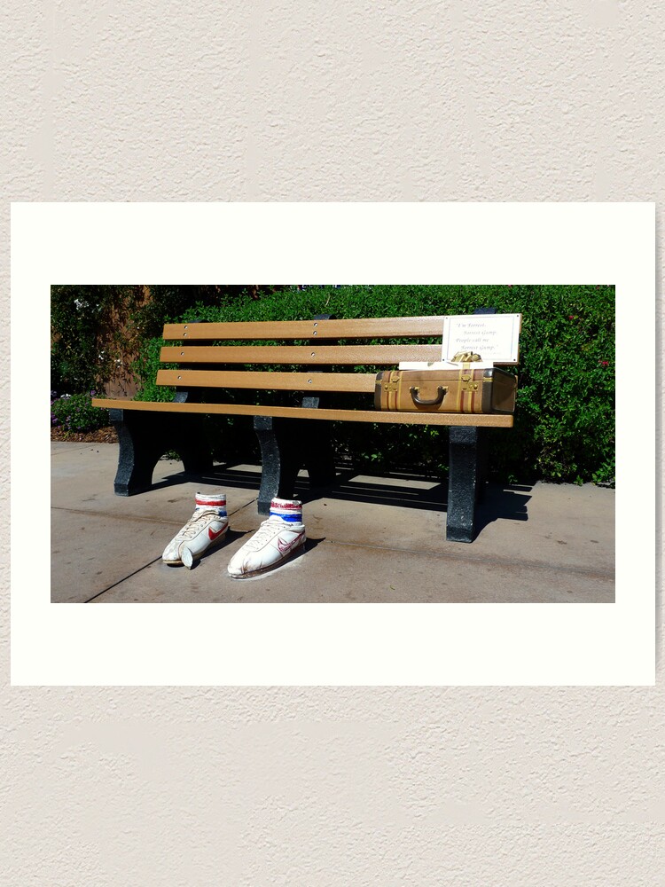 "Forrest Gump Bench" Art Print for Sale by pdecocco | Redbubble