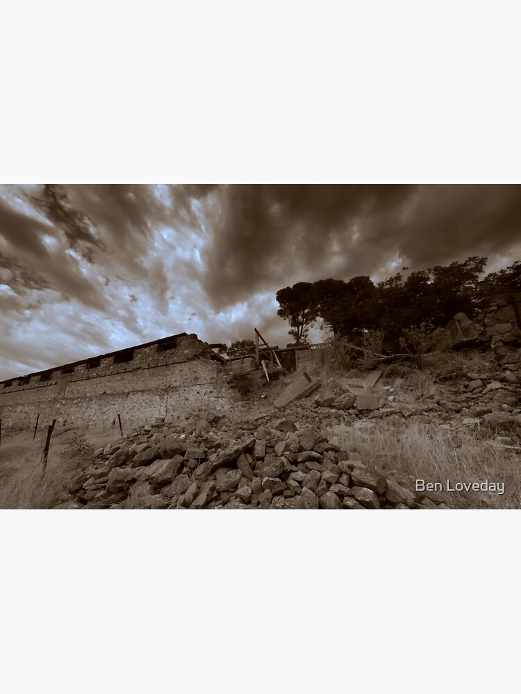 "Morialta Barns- The Breach" Sticker by fuzzi | Redbubble