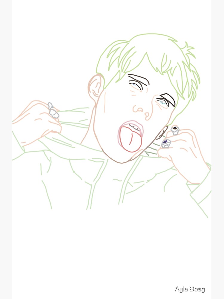 "Awsten Knight Fandom " Sticker for Sale by aylaboag | Redbubble