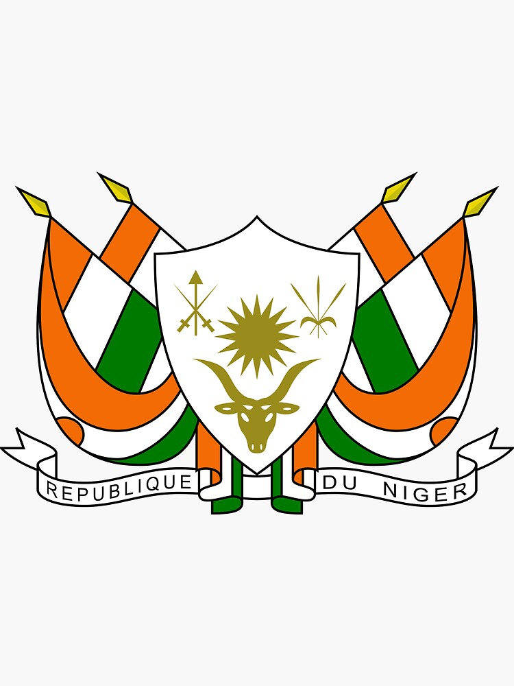 "Coat of Arms of Niger" Sticker for Sale by abbeyz71 | Redbubble
