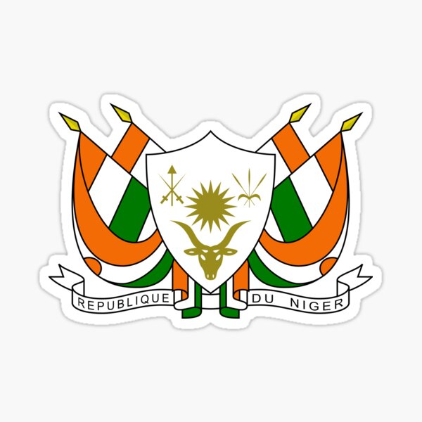 "Coat of Arms of Niger" Sticker for Sale by abbeyz71 | Redbubble