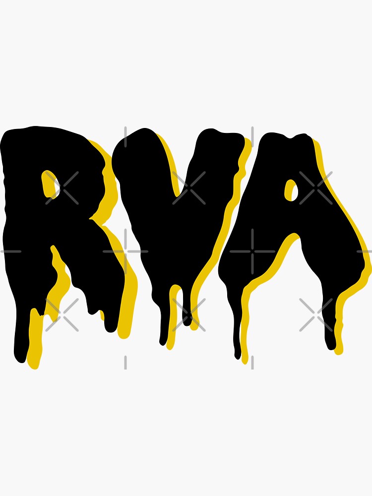 "RVA" Sticker by giovahhnni | Redbubble