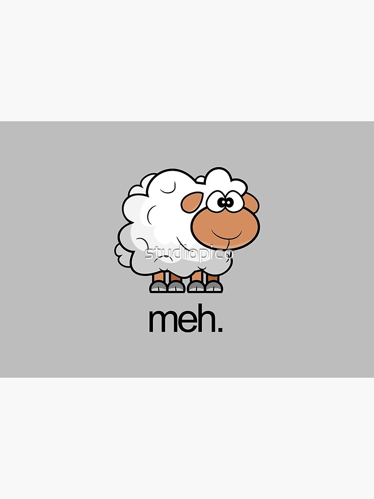 "Funny Sheep Meh" Mask for Sale by studiopico | Redbubble