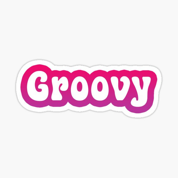 "Groovy sticker" Sticker by lydcoleson | Redbubble