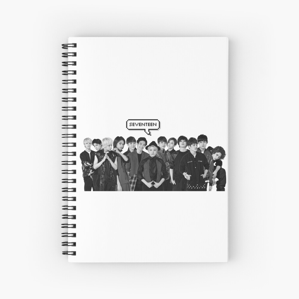 "SEVENTEEN " Spiral Notebook for Sale by vernonvibes | Redbubble