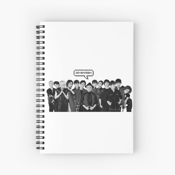 "SEVENTEEN " Spiral Notebook for Sale by vernonvibes | Redbubble