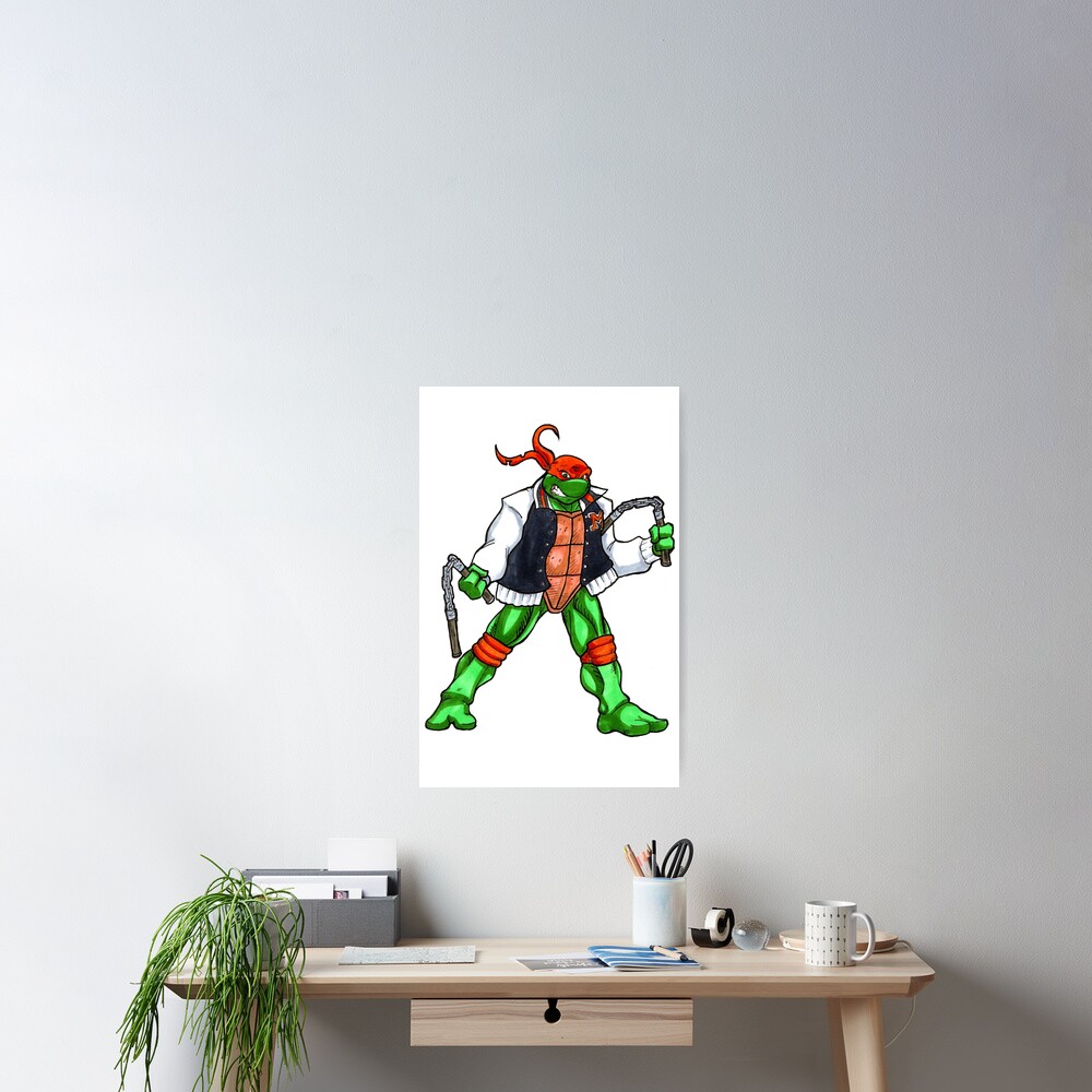 "Future Michelangelo TMNT" Poster for Sale by lordmylar | Redbubble