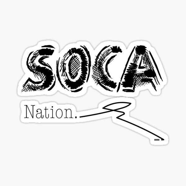 "Soca Nation" Sticker for Sale by Fasmwa | Redbubble