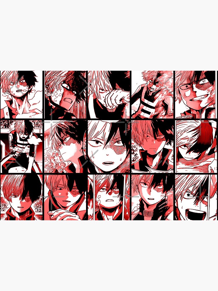 "Todoroki shoto collage" Mask for Sale by Angellinx3 | Redbubble