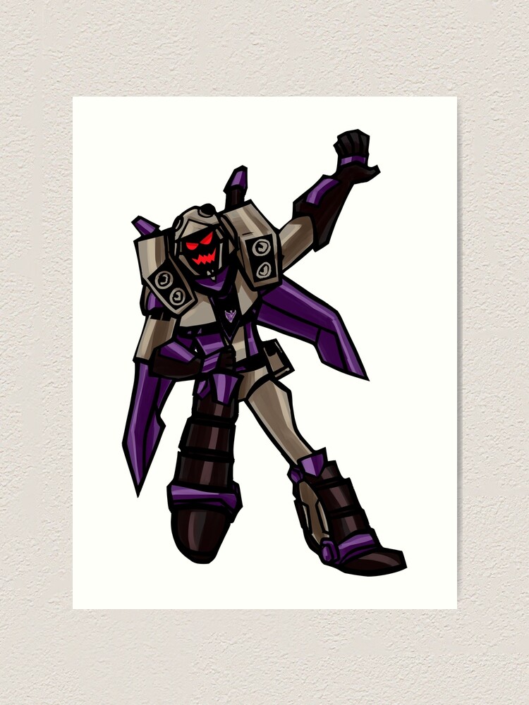 "TFA- Blitzwing" Art Print by eleanorose123 | Redbubble