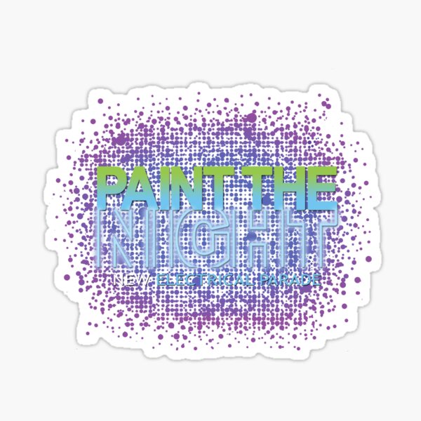 "Paint the Night Parade - The New Electrical Parade" Sticker for Sale ...